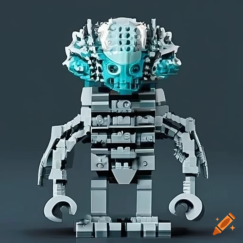 Giger alien lego set on Craiyon