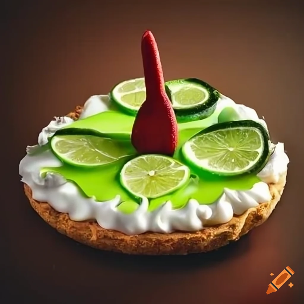 Sinister key lime pie on Craiyon