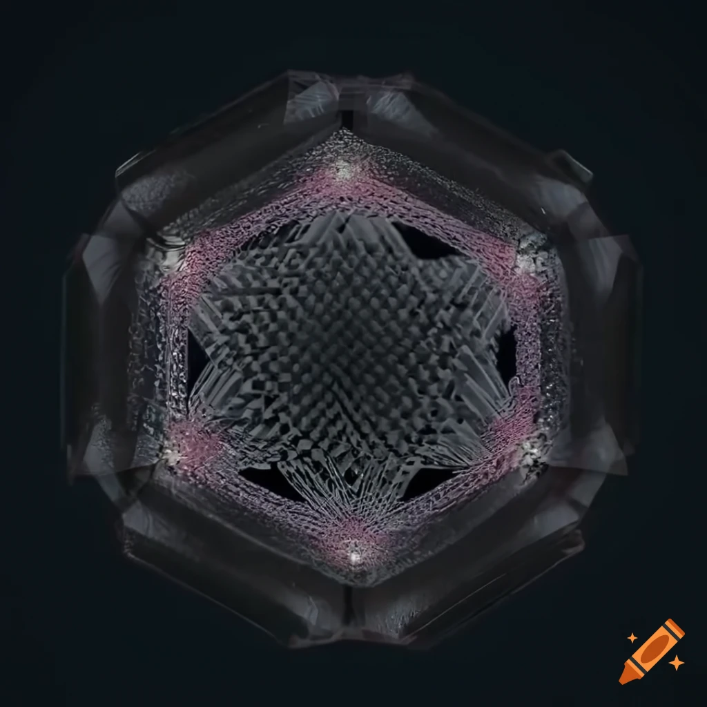 Hypercube 4d 4k carbon fiber nanotube chassis penrose geometric ...