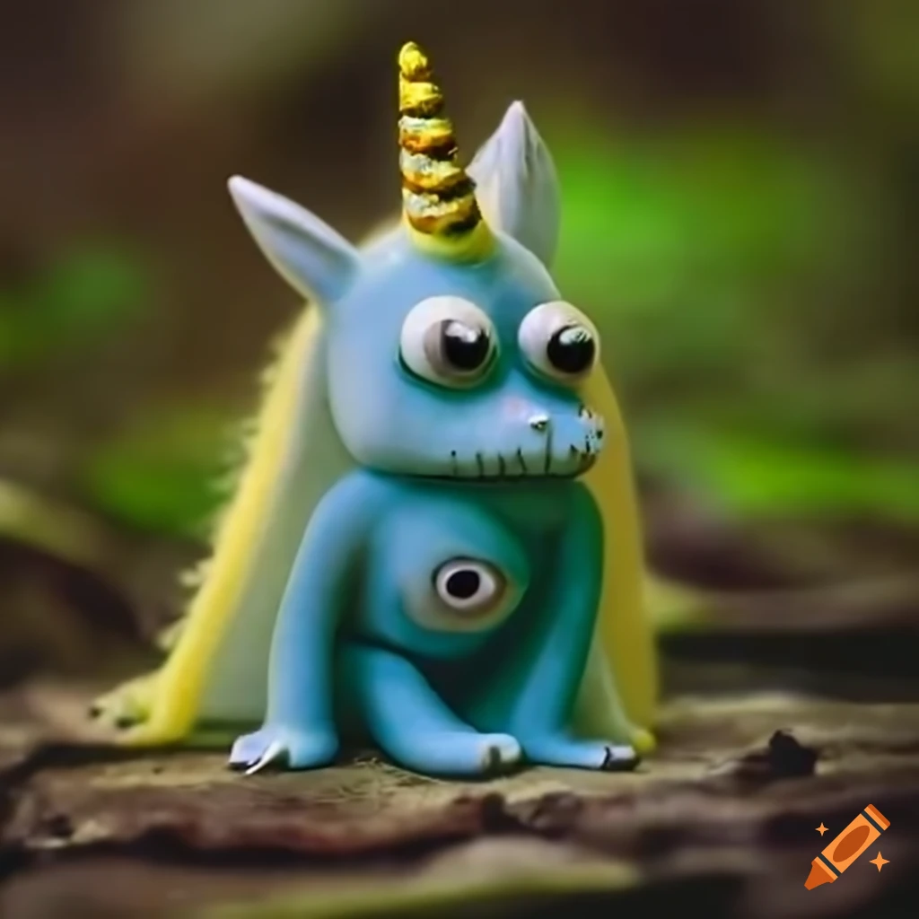 Mythical creatures and mutant omega mart lemon fruit monster in a ...