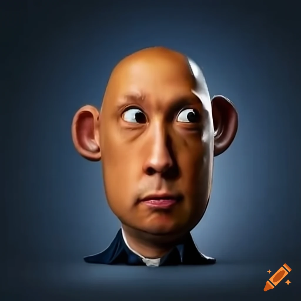Satirical depiction of Peter Dutton as Mr. Potato Head on Craiyon