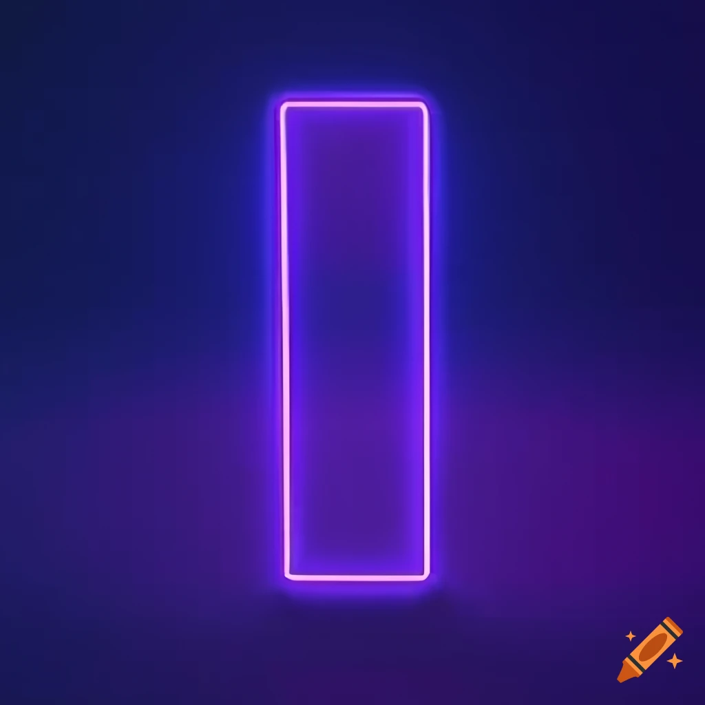 Number 1 shaped neon vaporwave grid on Craiyon