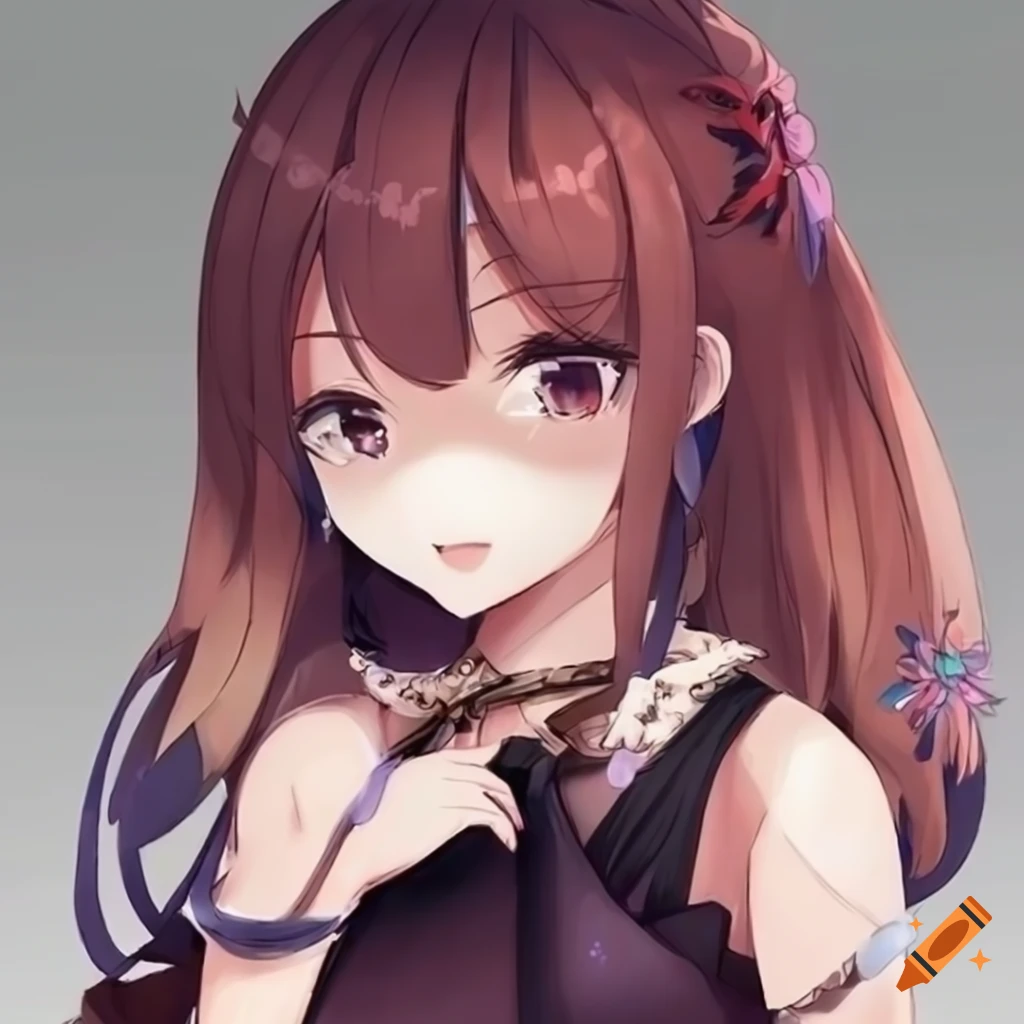 Anime girl character on Craiyon