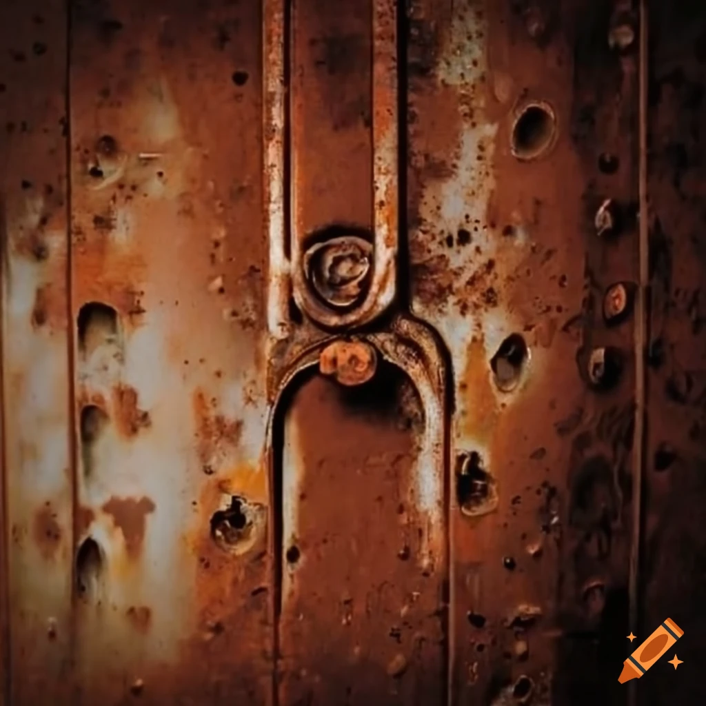 Rusting metal on Craiyon