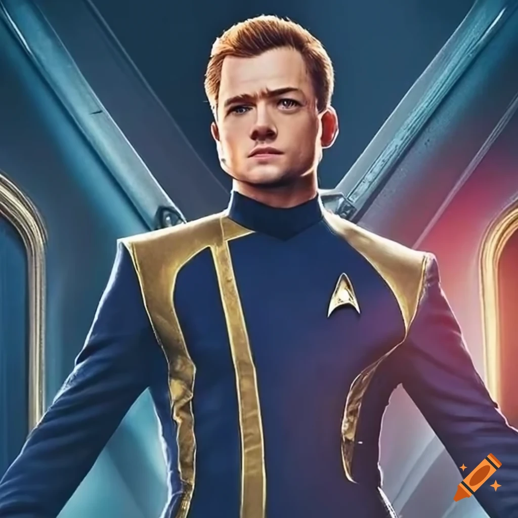 Actors Taron Egerton and Richard Madden as Brave Soldiers in Star Trek ...