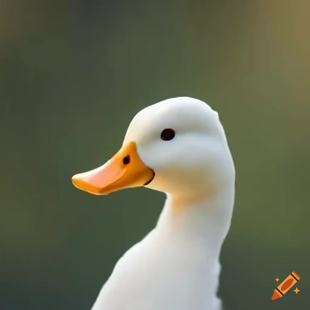 White duck wearing a tiny cowboy hat on Craiyon