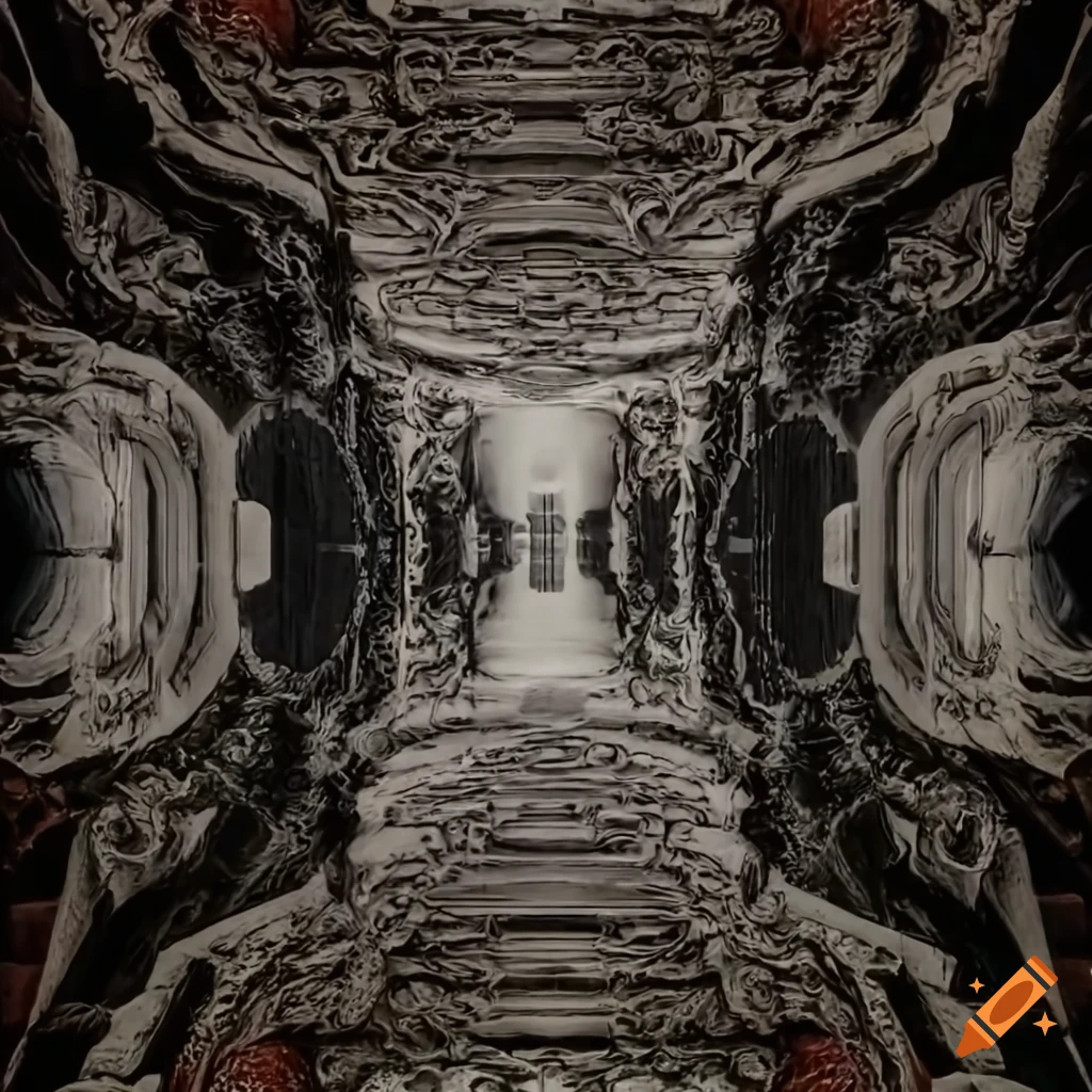 Steel sculptural mc escher labyrinth in 4k resolution on Craiyon