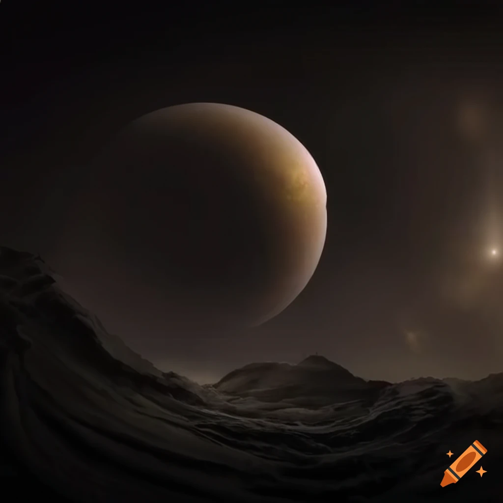 Intricate alien ecosystems in a space exploration setting on Craiyon