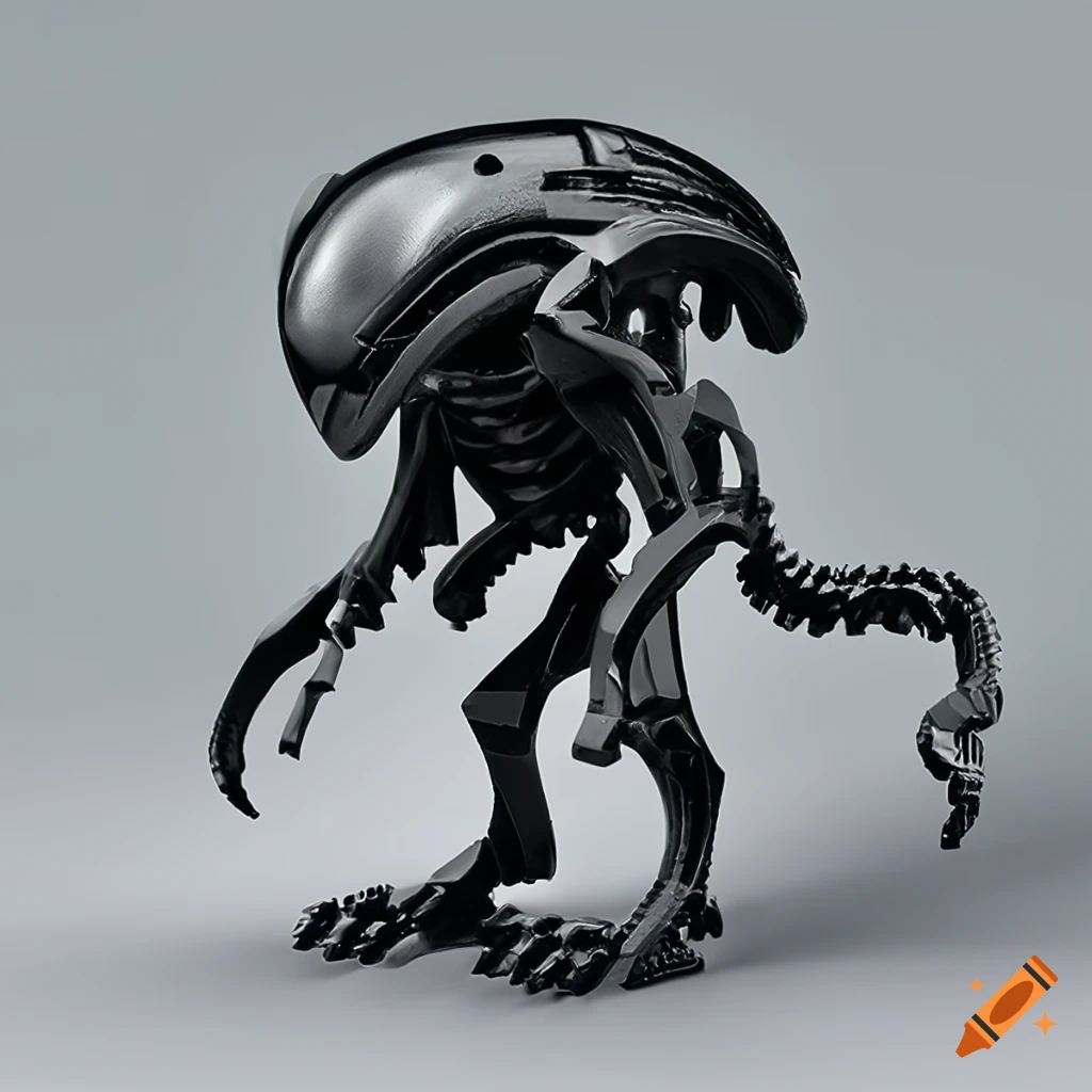 Giger alien lego set on Craiyon