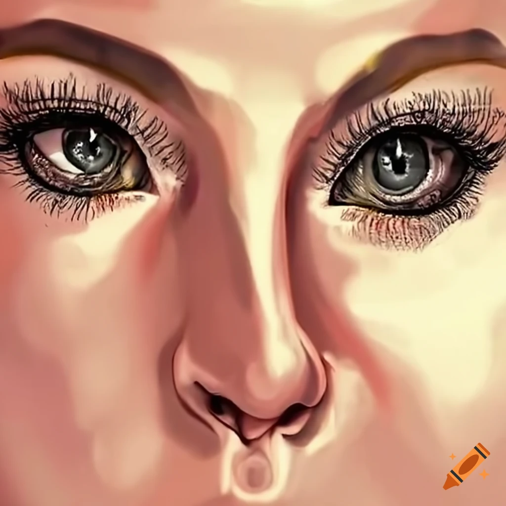 Closeup view on Craiyon