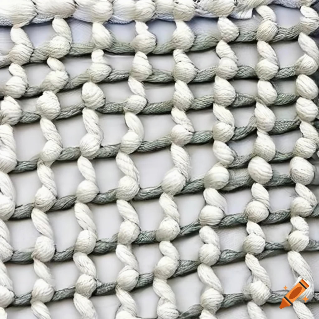 Rope netting texture on Craiyon