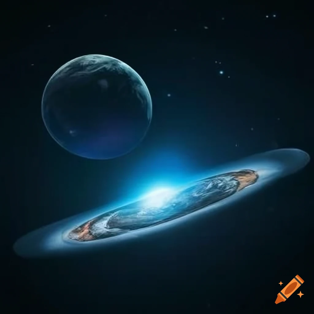 Man exploring a new planet on Craiyon