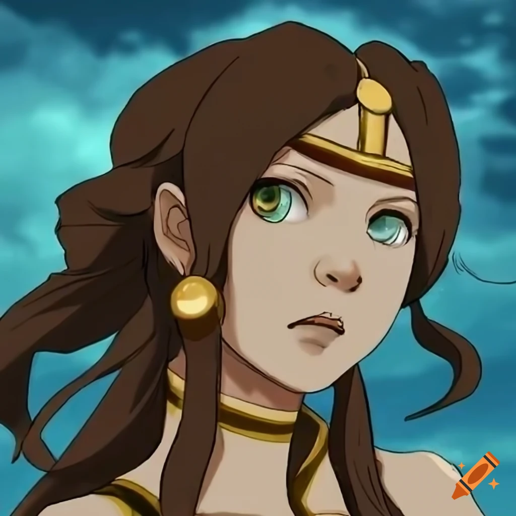 Avatar the last airbender anime-style character from the southern water ...