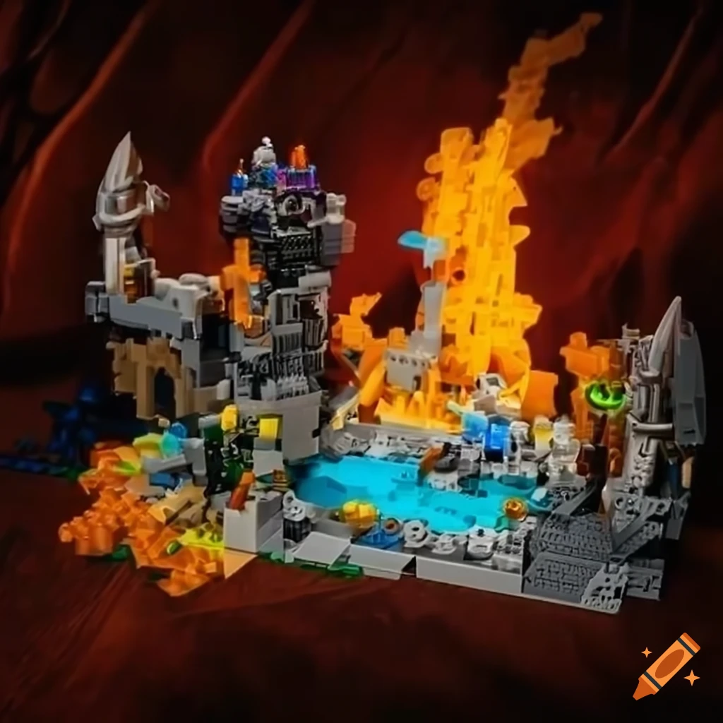 Lego elemental rift set on Craiyon