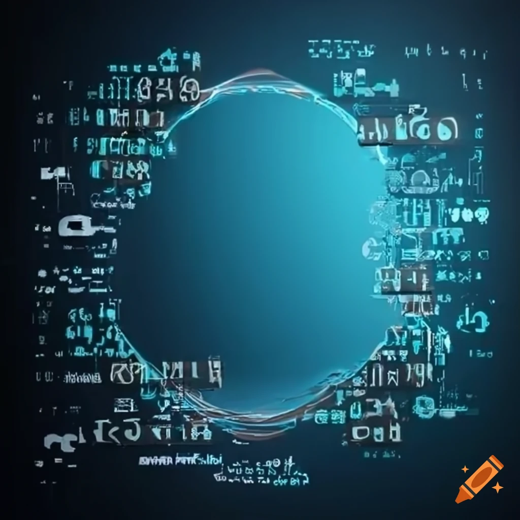 High-tech blackboard with floating math equations and numbers in 8k ...