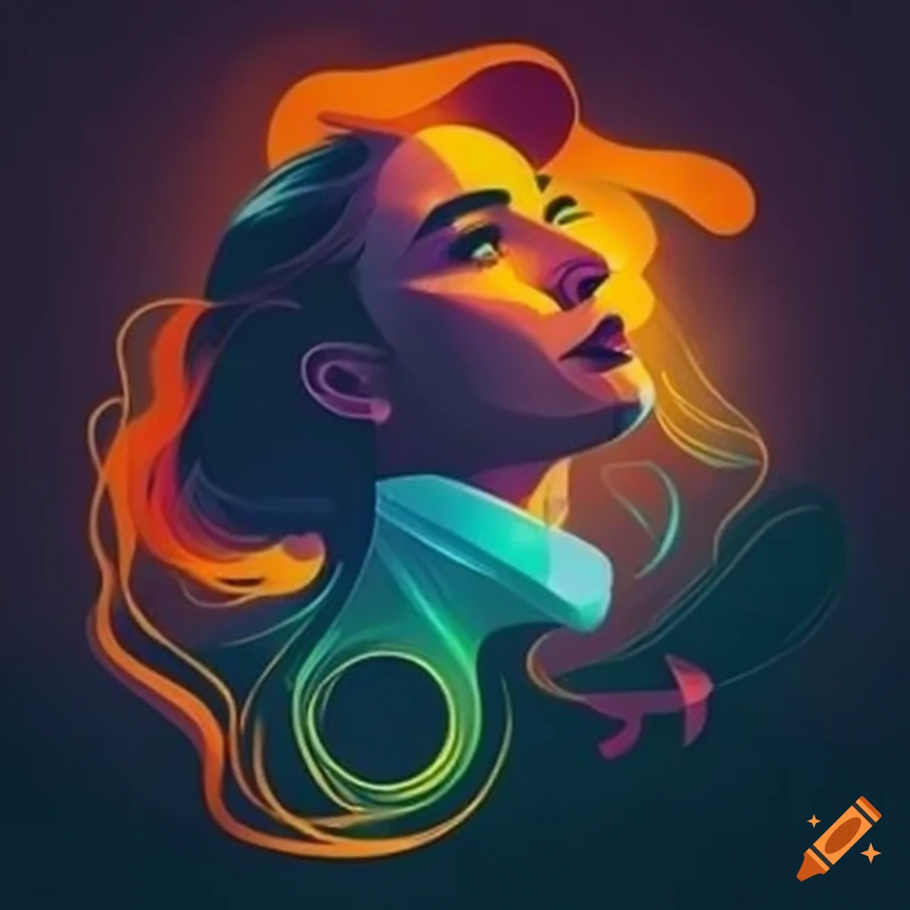 Dynamic character illustration with expressive muscles and bold visuals ...