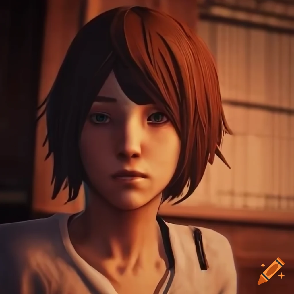 Max caulfield capturing nature with a vintage camera from life is ...