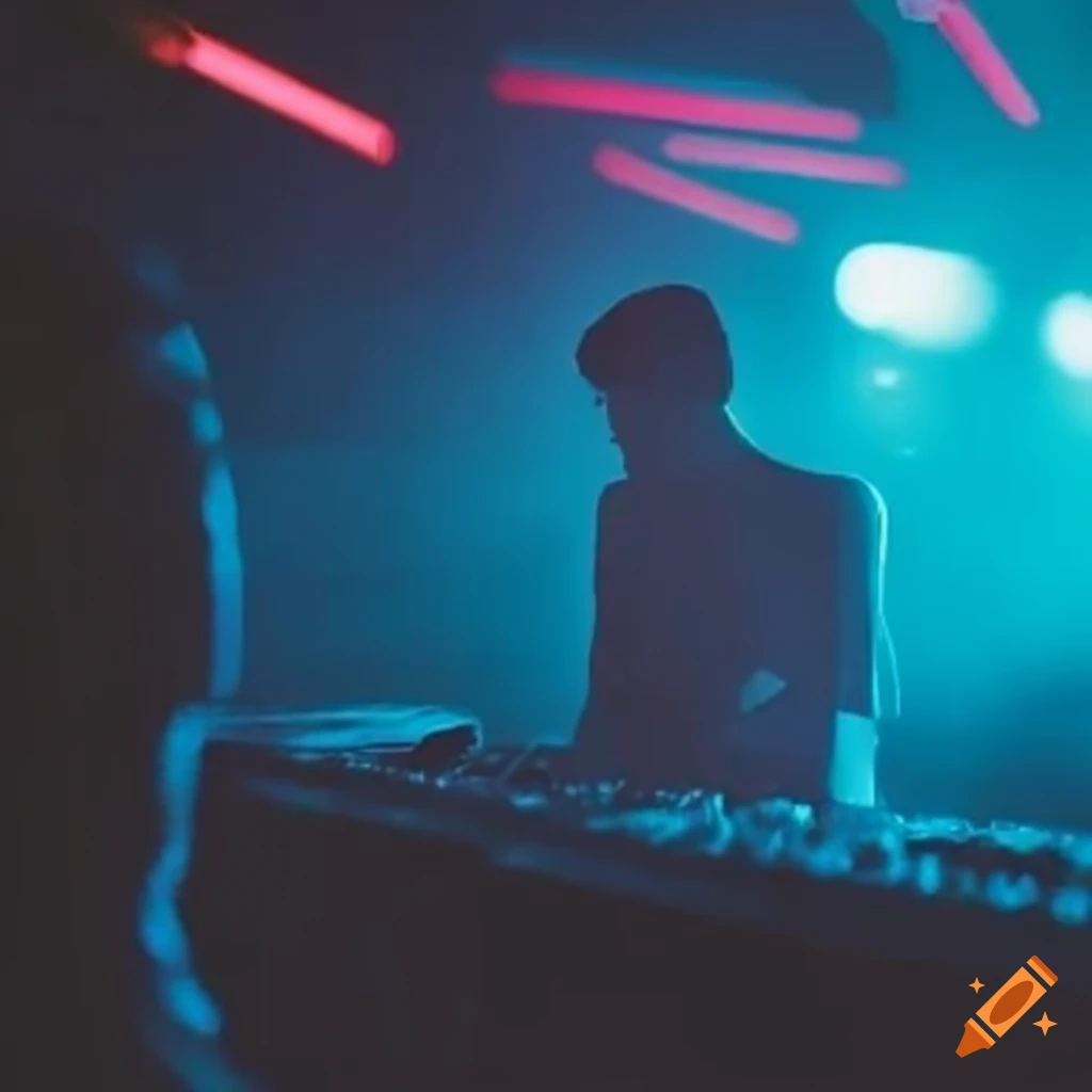 Techno party on Craiyon