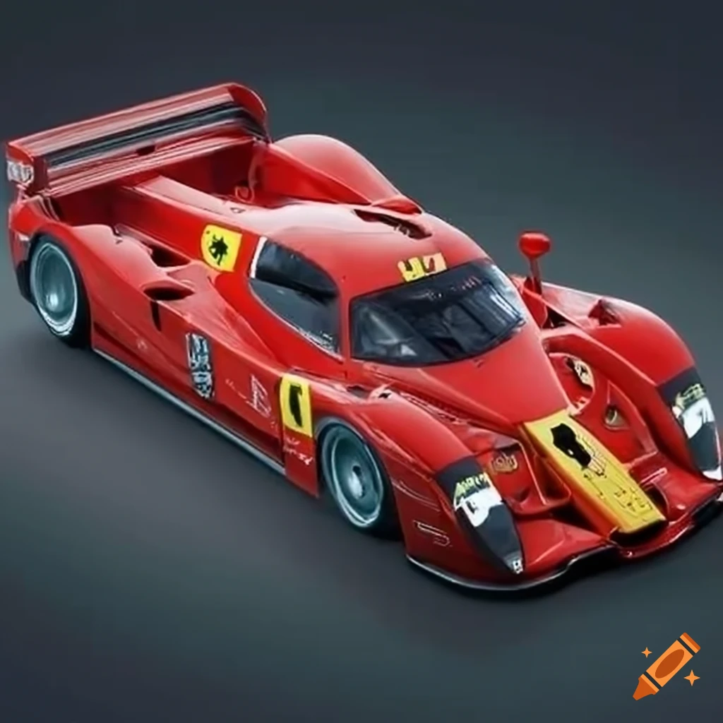 Ferrari enzo gt1 racecar on Craiyon