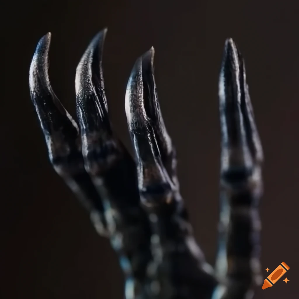 Black claws on Craiyon