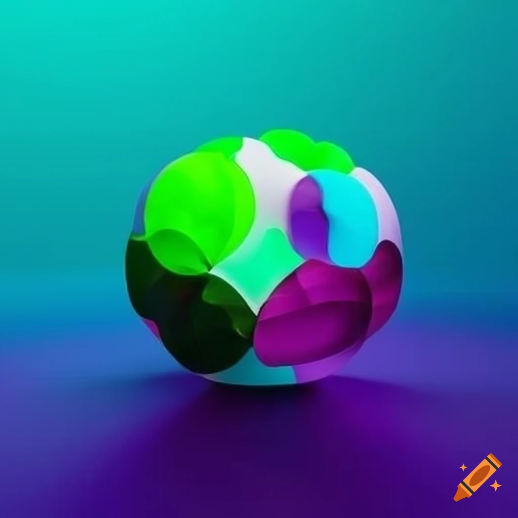 Magenta light green white blue on Craiyon