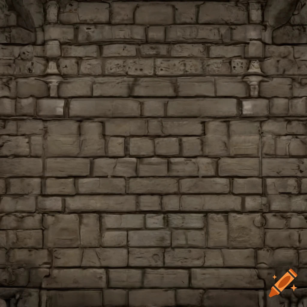 Crypt wall texture on Craiyon
