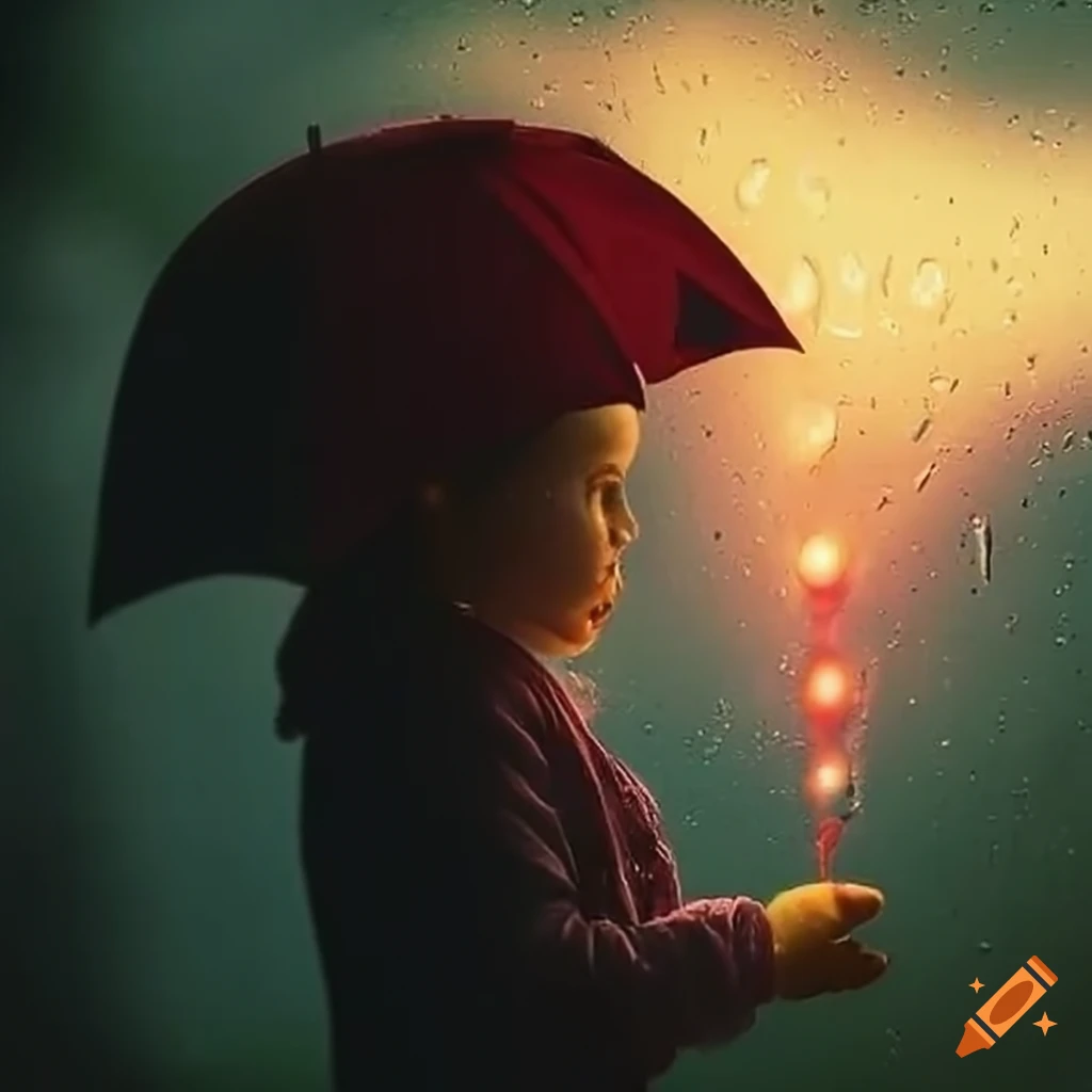 Rainy day scene on Craiyon