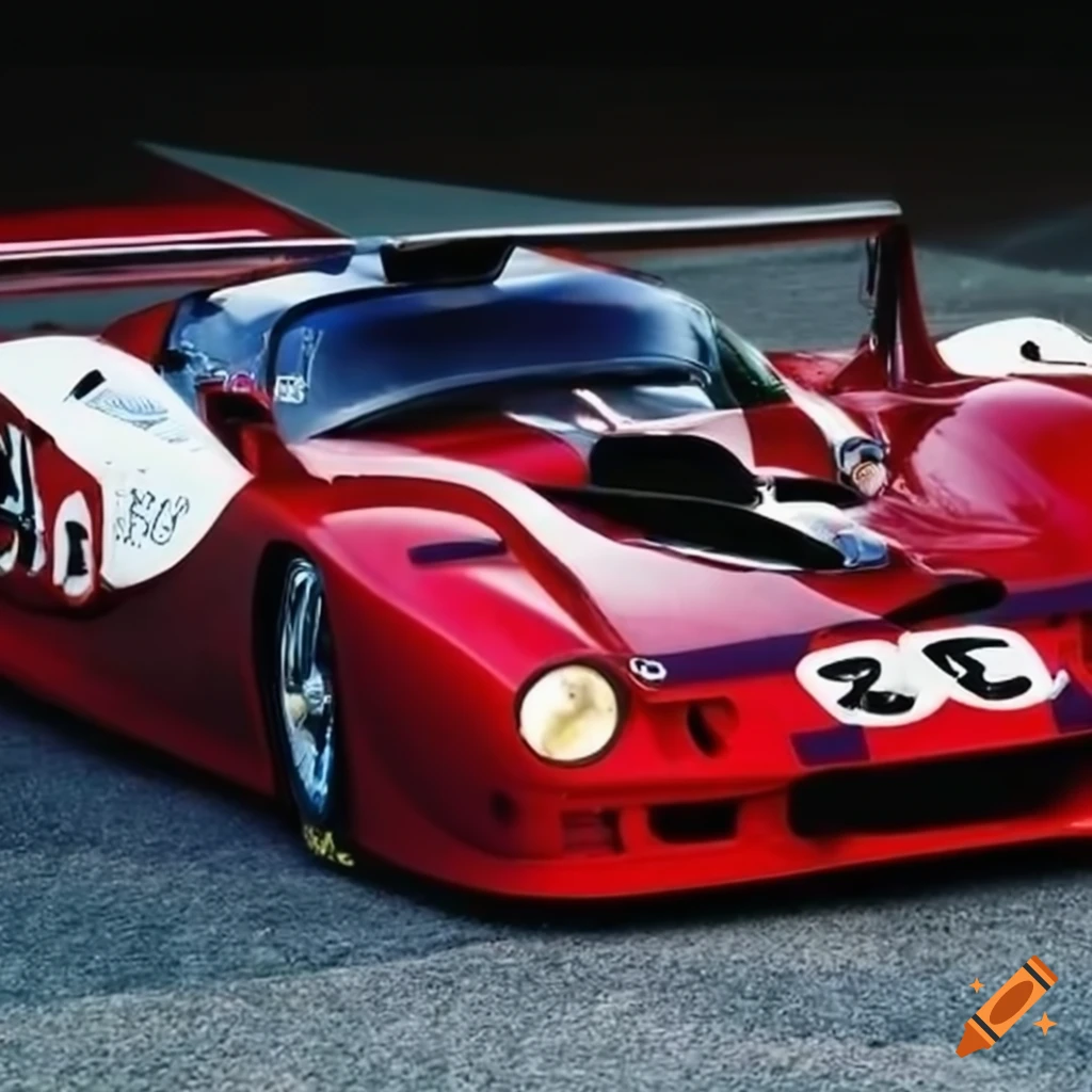 1990s gt1 race car inspired by the shelby cobra on Craiyon