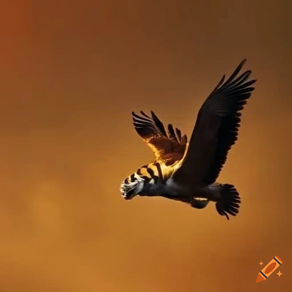 Flying tiger on Craiyon