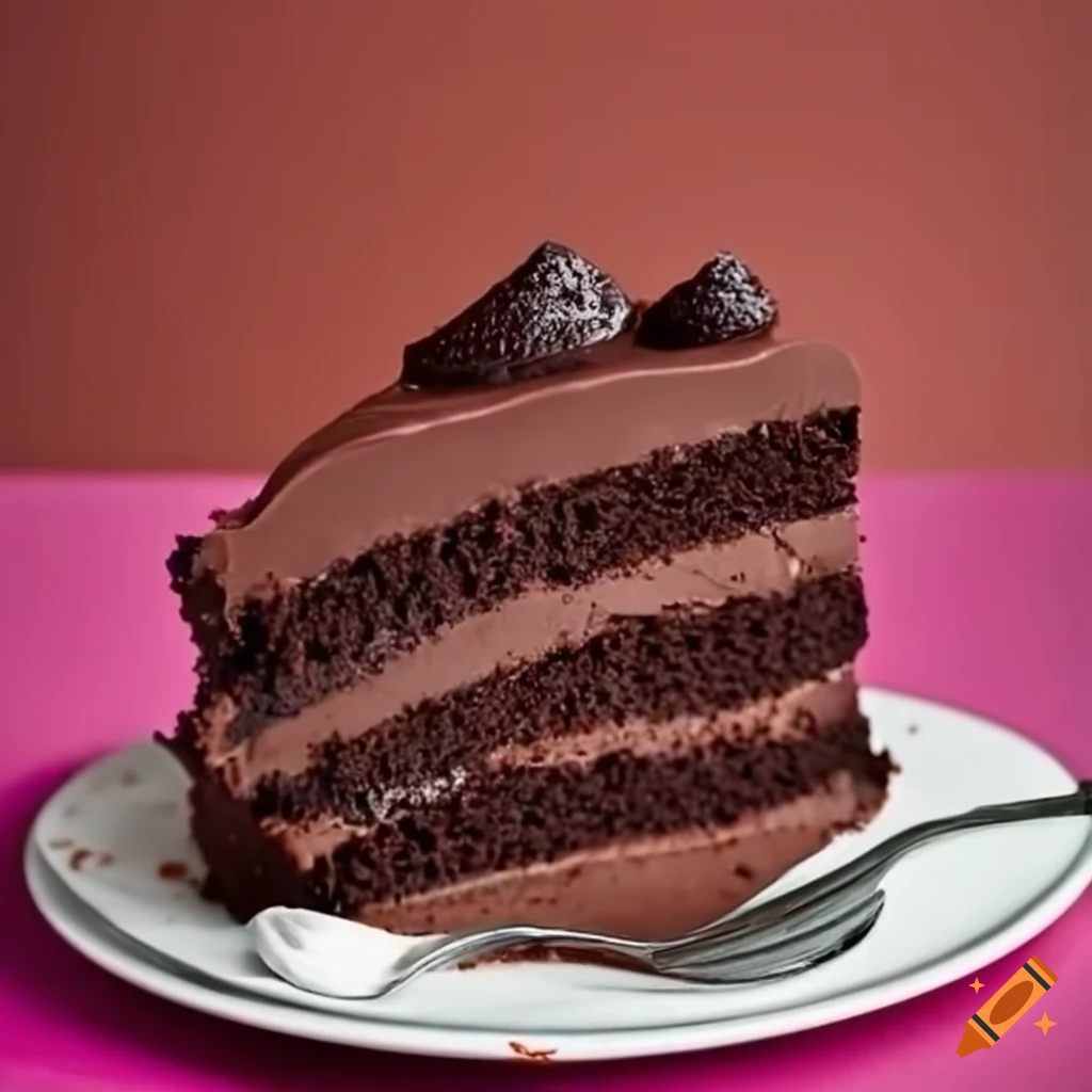 Chocolate cake on Craiyon