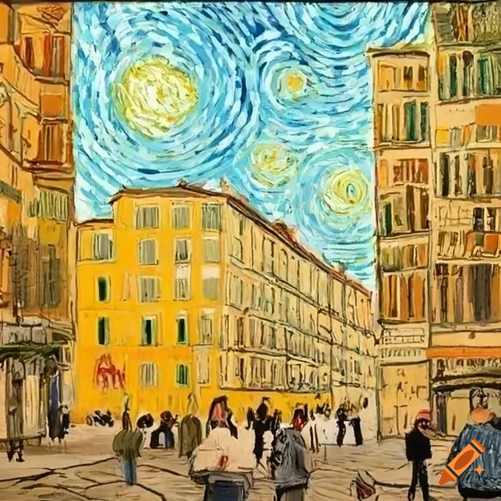 Van Gogh Style images created on Craiyon