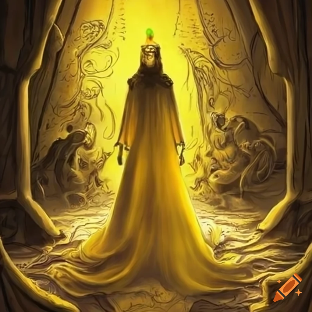 The king in yellow on Craiyon