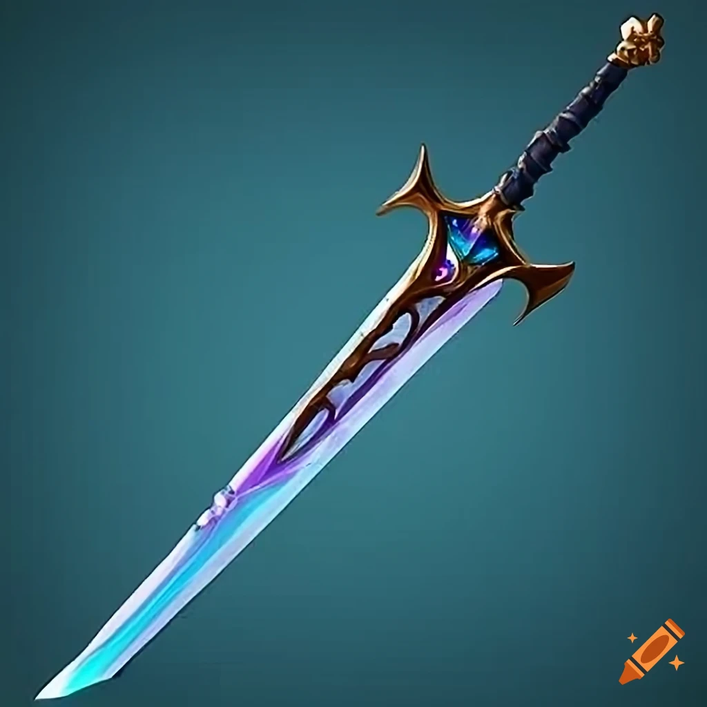 Epic magic longsword on Craiyon