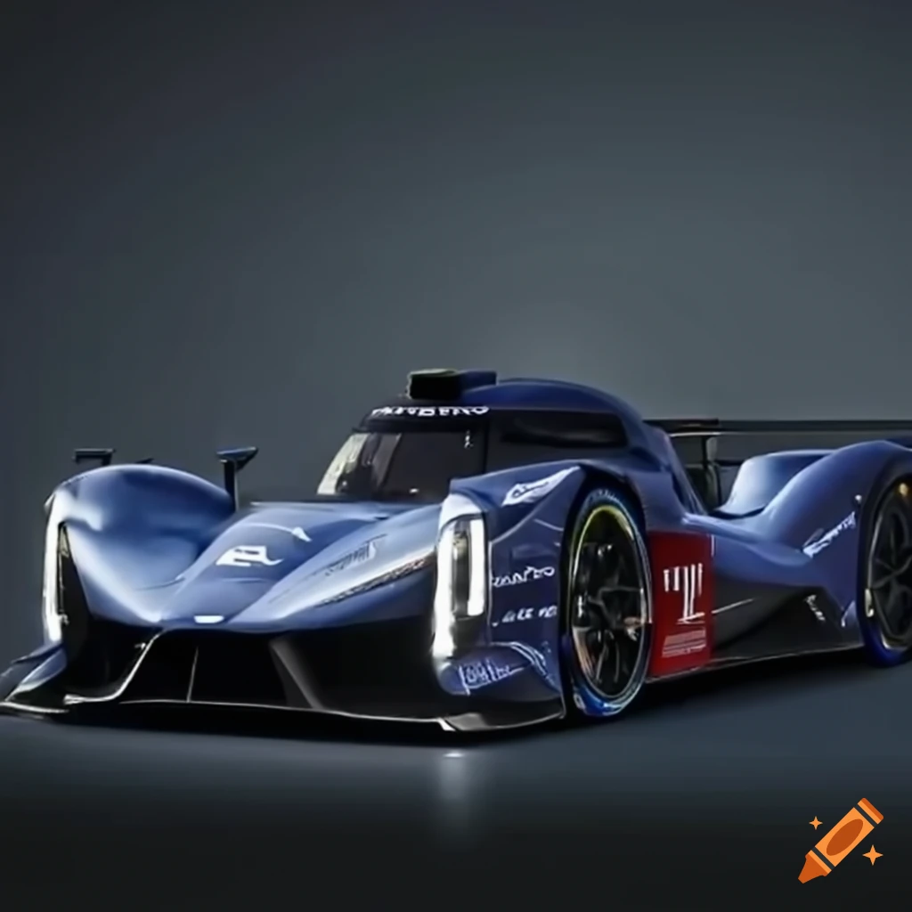 2024 hybrid hypercar racing at le mans circuit on Craiyon