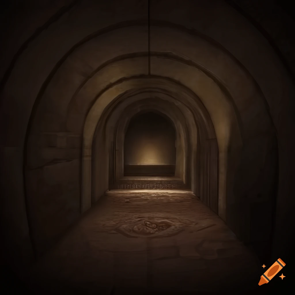 Crypt wall texture on Craiyon