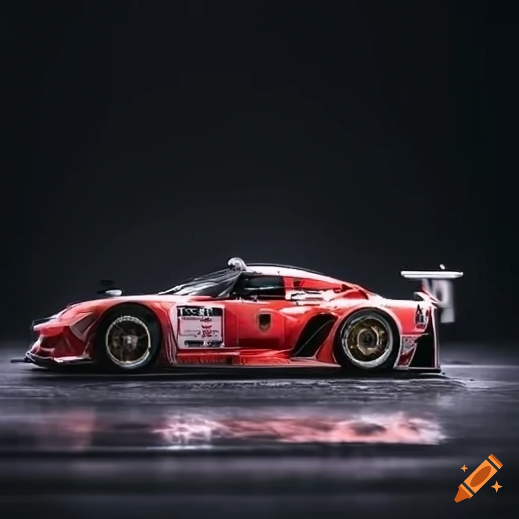 Gt1 road car with y2k aesthetic on Craiyon