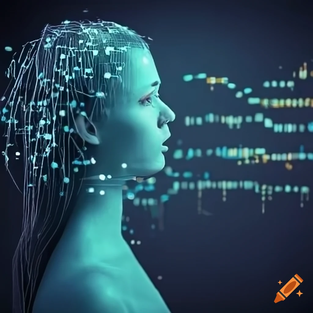 People studying data and mathematical equation on Craiyon