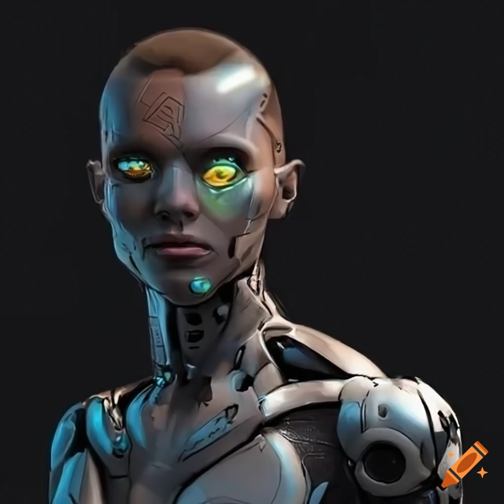 Cyborg on Craiyon