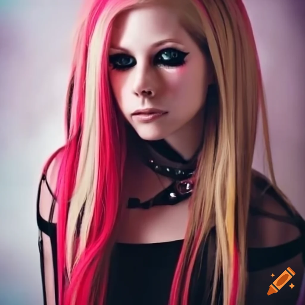 Cosplaying avril lavigne on Craiyon
