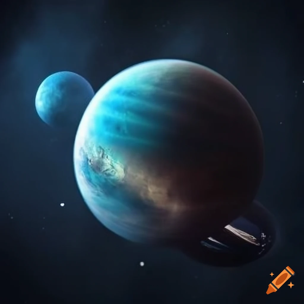 Fantasy planets on Craiyon