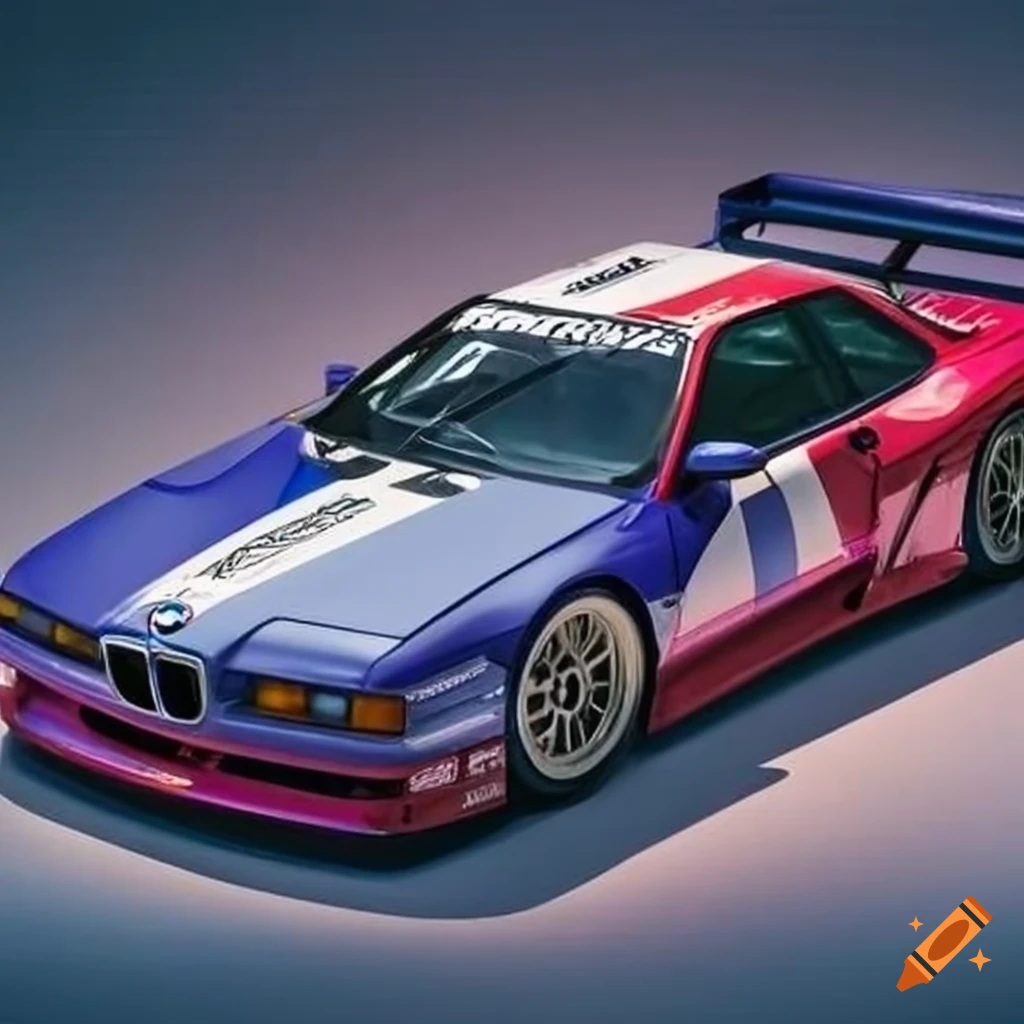 Bmw m8 1990's race car on Craiyon