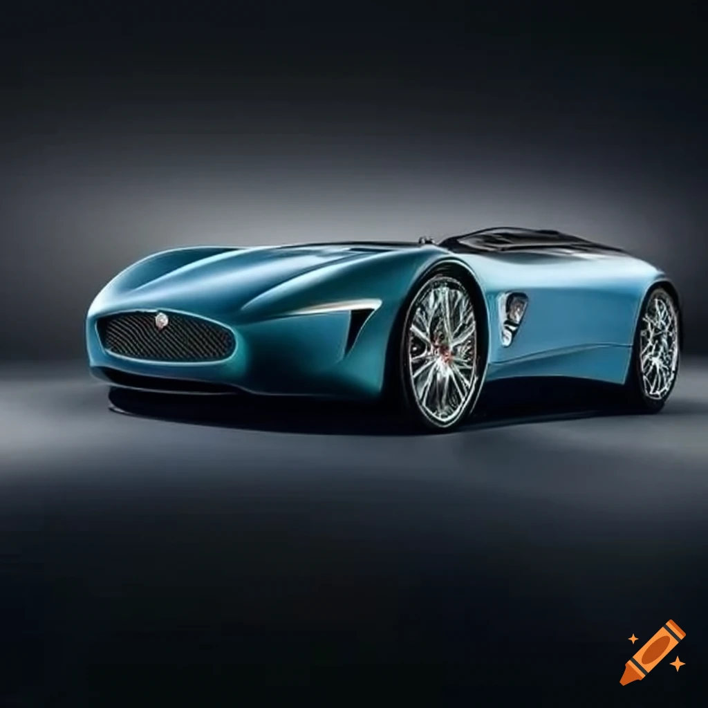 Jaguar supercar concept from the year 2000 on Craiyon