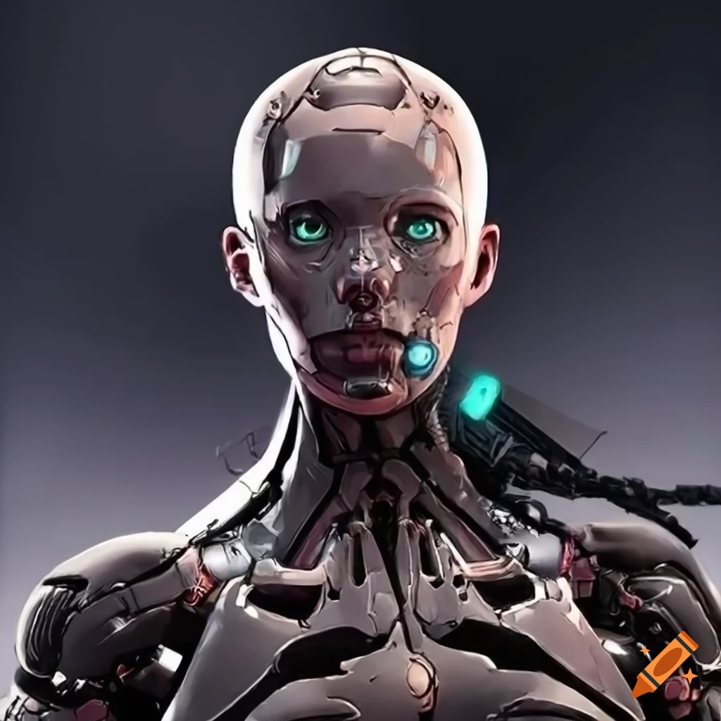 Cyborg on Craiyon