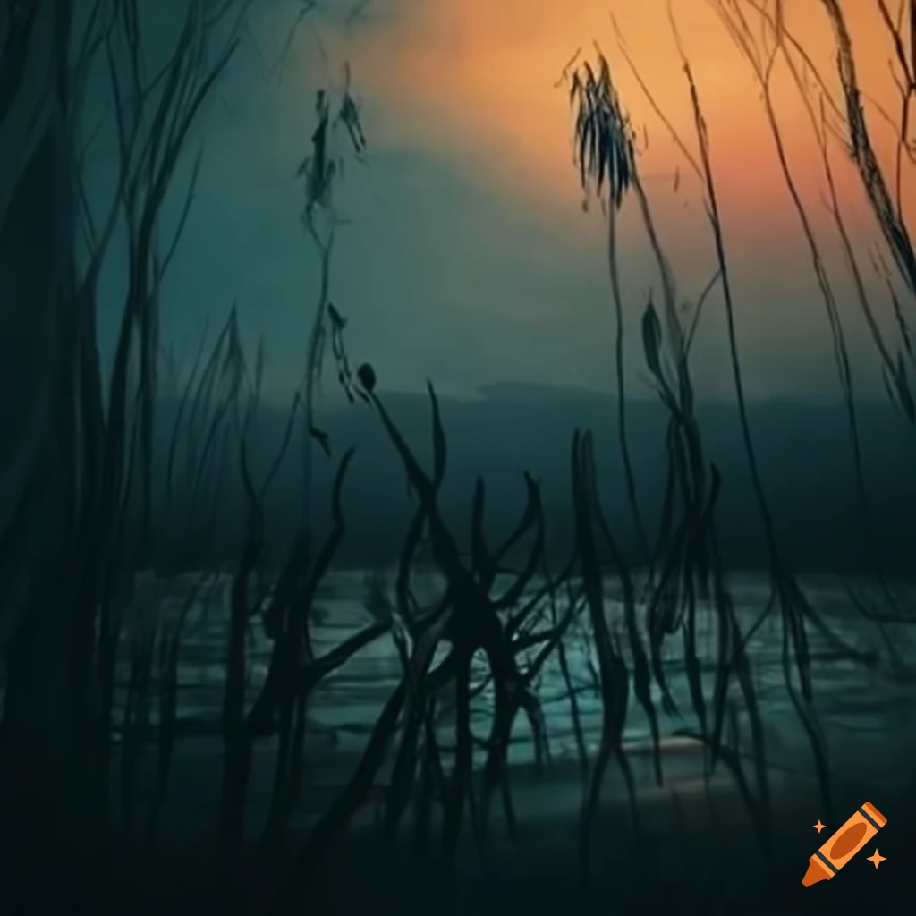 Marsh landscape view on Craiyon