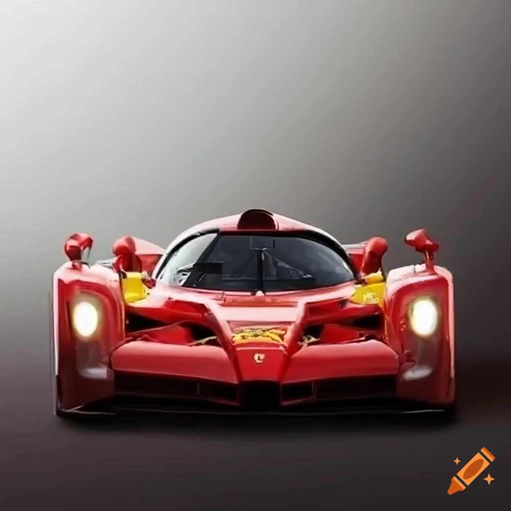 Ferrari enzo gt1 racecar on Craiyon