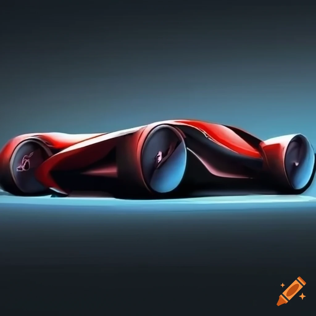 Concept racing car design on Craiyon
