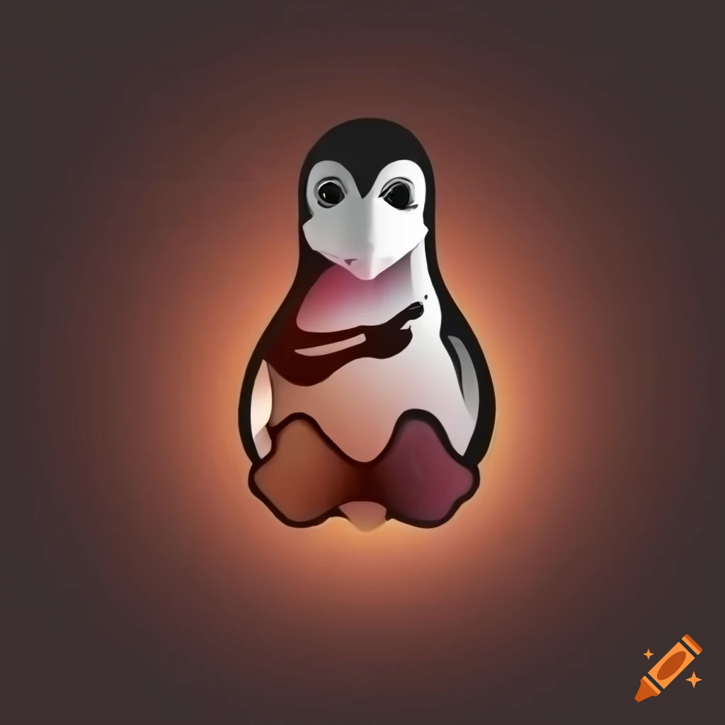 Autumn-themed Kali Linux logo on Craiyon