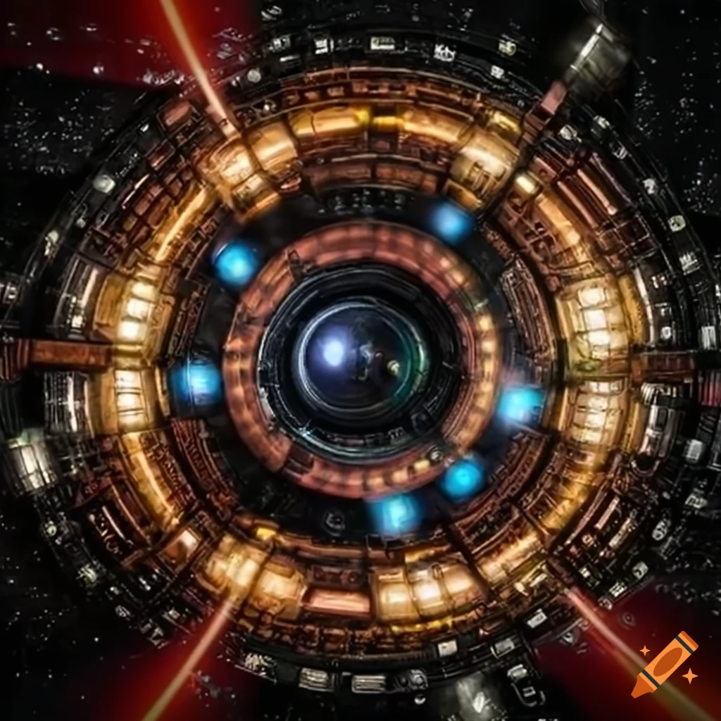 Steampunk quantum warp-drive galactic spaceship on Craiyon