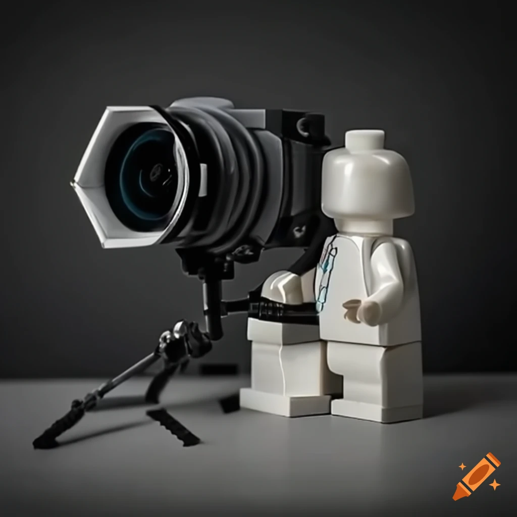 Lego characters inspired by 'don't hug me i'm scared' on Craiyon