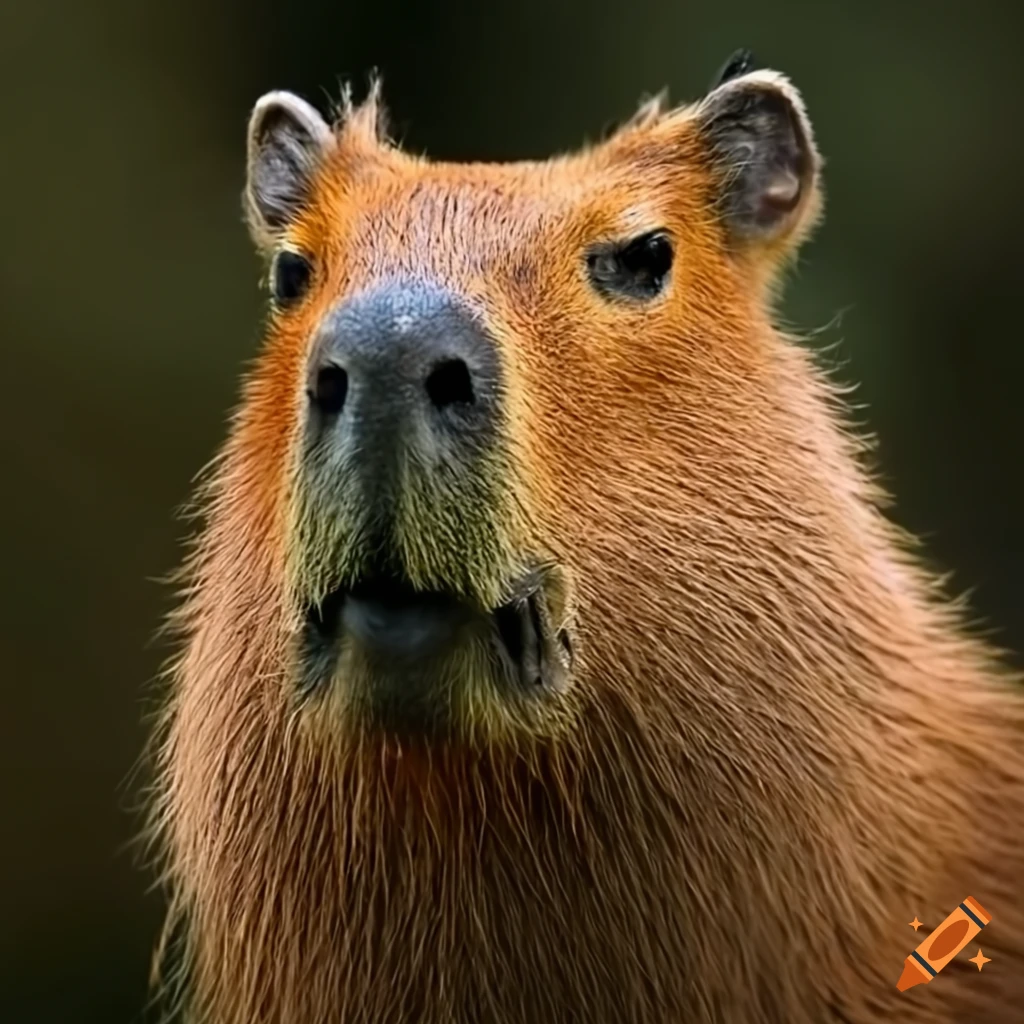 Bavarian capybara on Craiyon